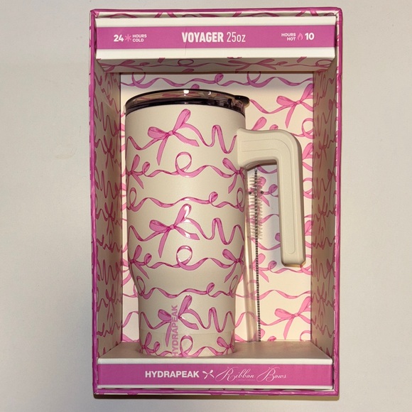 Hydrapeak | Dining | Hydrapeak Ribbon Bows Voyager 25 Oz Cup | Poshmark